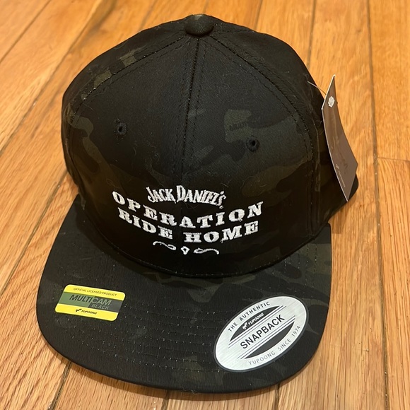 The Classic | Accessories | New W Tags Snapback Camo Jack Daniels ...